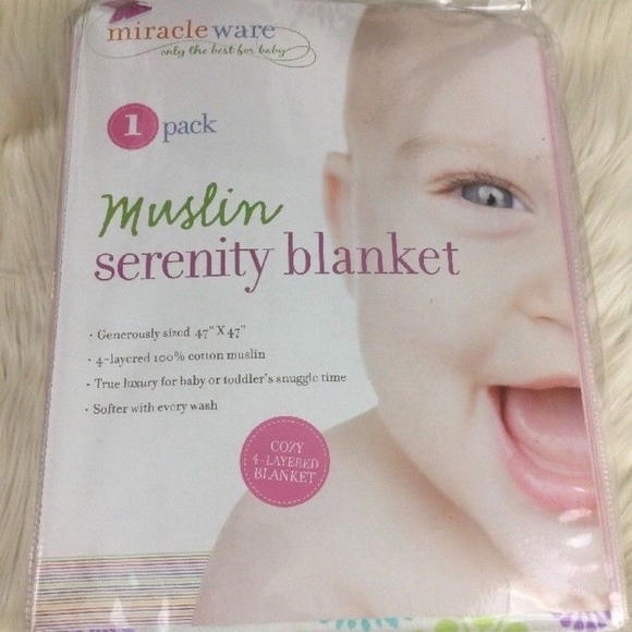Miracle International Inc. | Bedding | Miracleware Muslin Serenity Baby ...